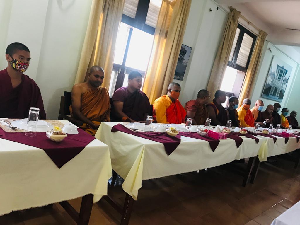 Katina pooja at Sri Lanka Maha Vihara in Lumbini organised by Sri Lanka ...