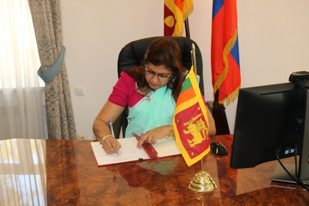 Prof. Janitha A. Liyanage assumes duties as the Ambassador of Sri Lanka ...