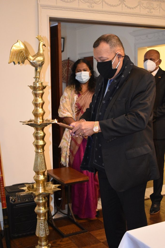 Mahinda Samarasinghe assumes duties as the Ambassador- designate of Sri ...