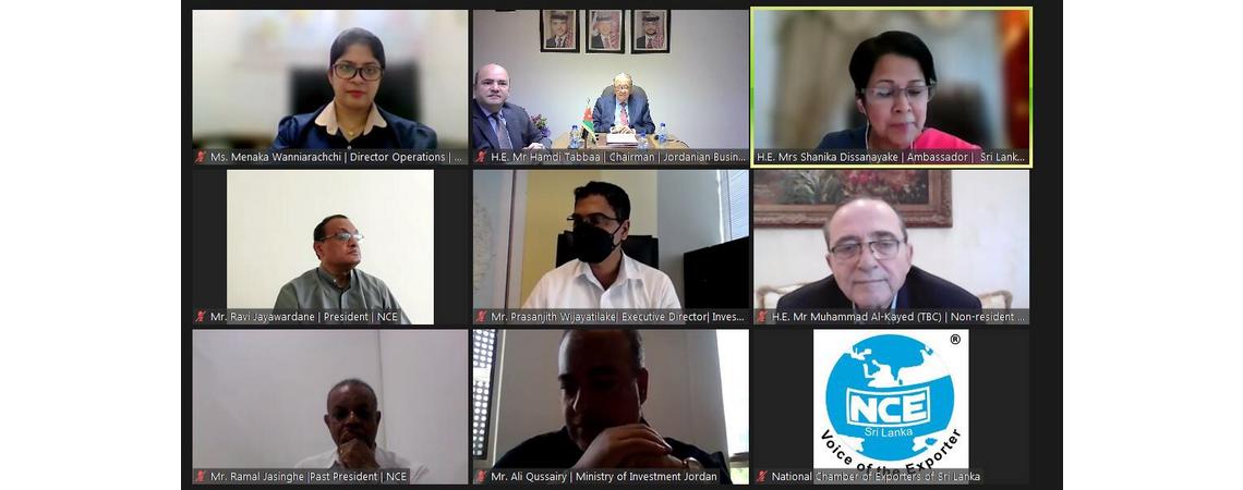 Sri Lanka- Jordan Business Council established under the aegis of the ...