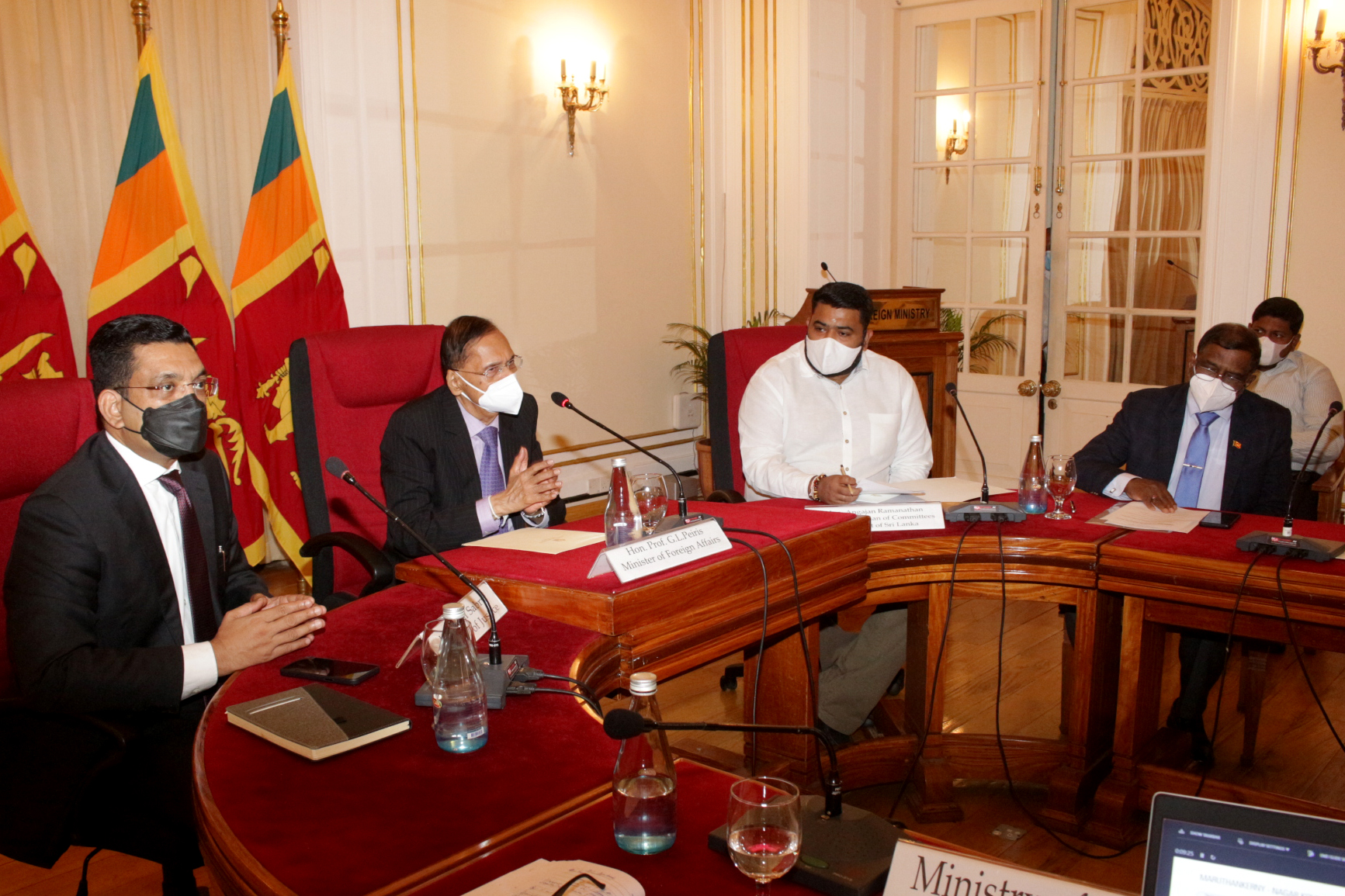 Foreign Minister Prof. Peiris discusses follow-up action on matters ...