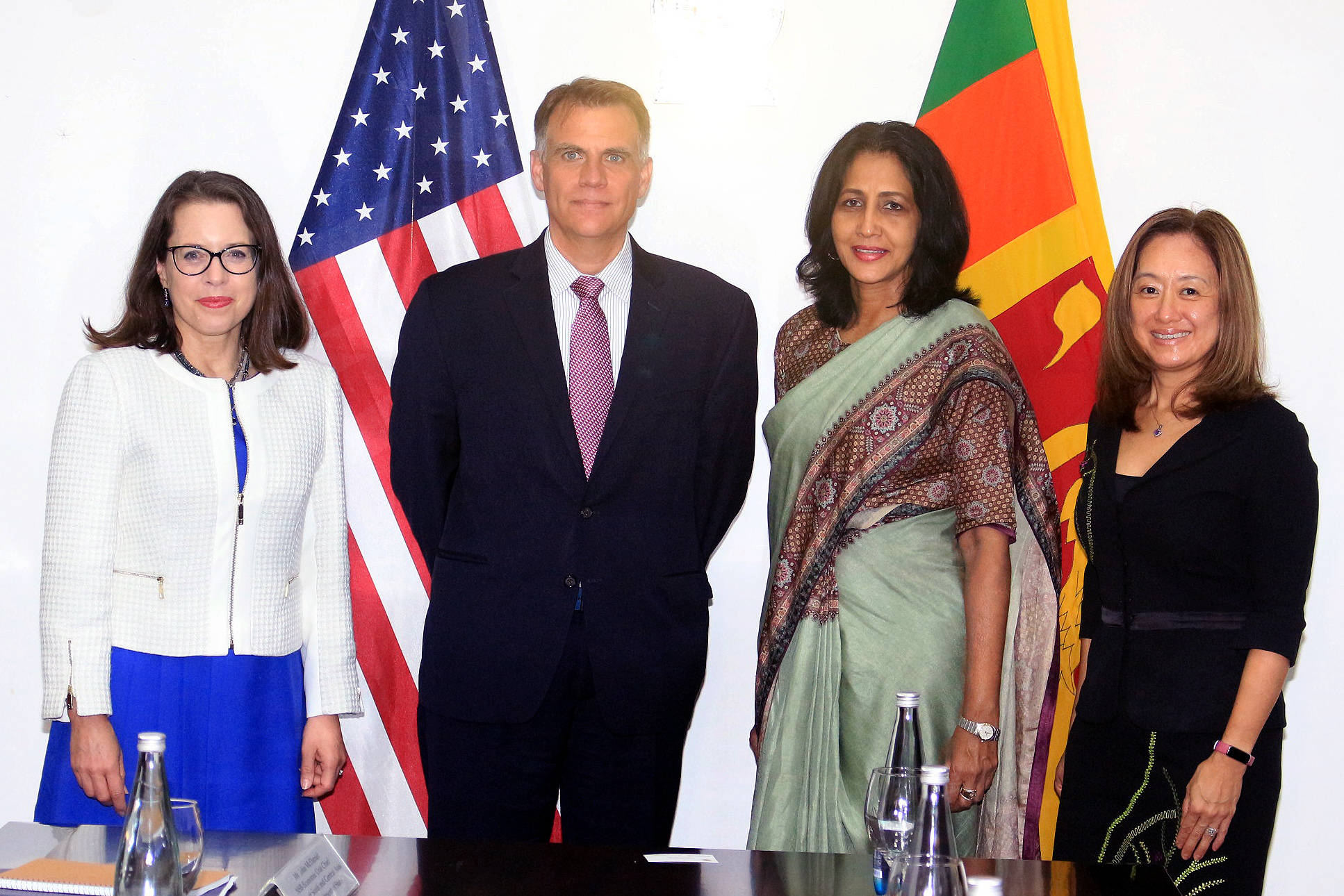 Foreign Secretary Aruni Wijewardane meets visiting delegation from U.S ...