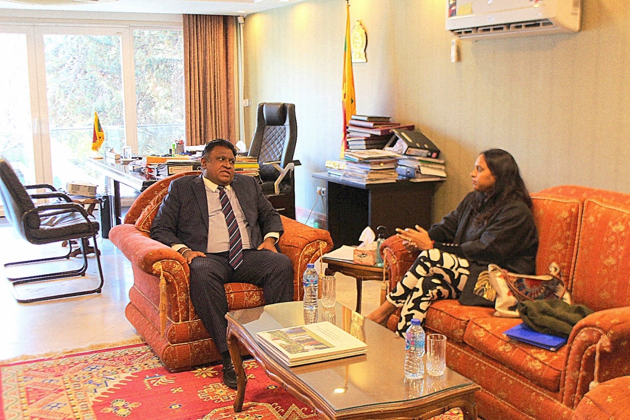 Ambassador Aponsu meets with the IOM Chief of Mission in Iran ...
