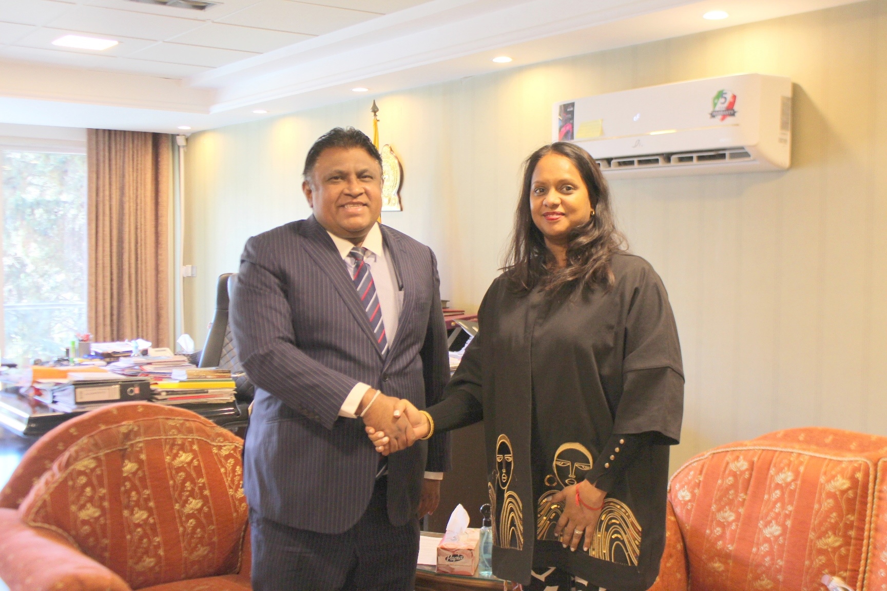 Ambassador Aponsu meets with the IOM Chief of Mission in Iran ...