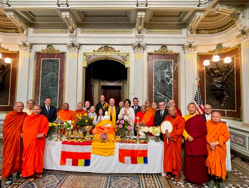 Sri Lankan Embassy in Washington D.C. celebrates Vesak 2023 at the ...