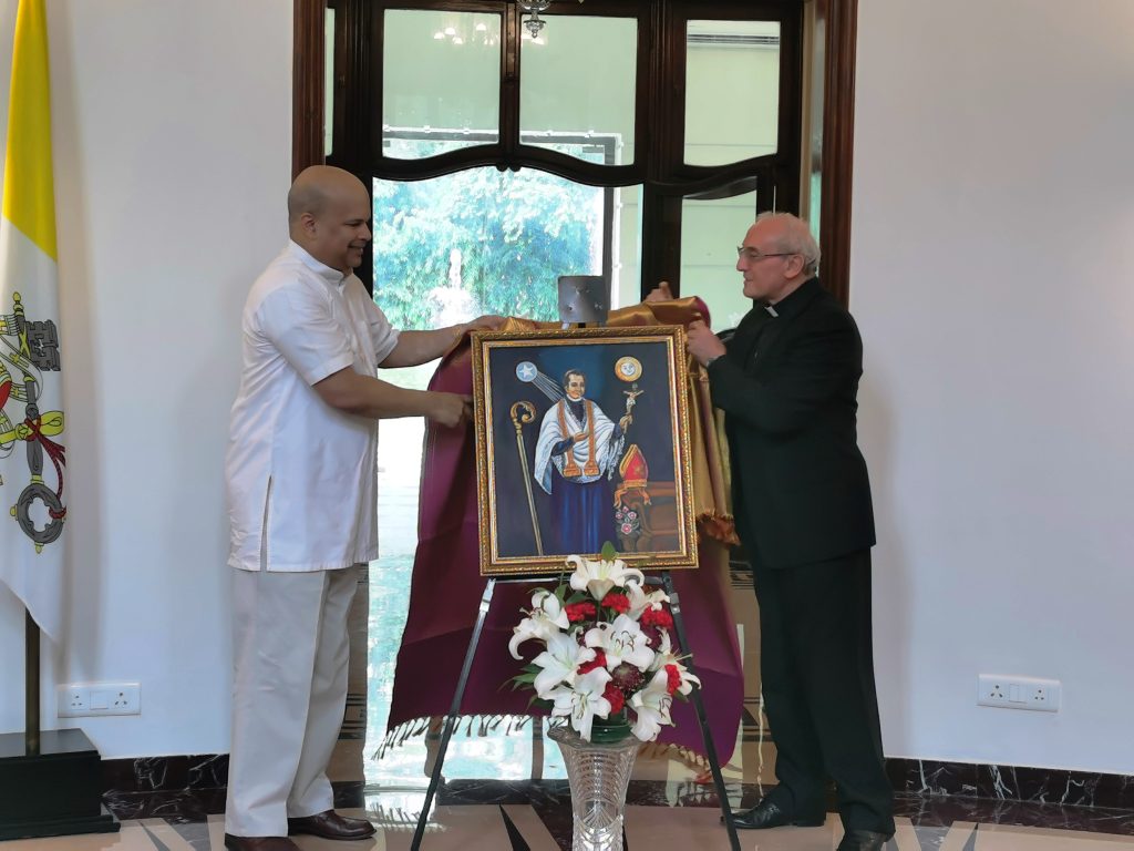 A Portrait of St. Joseph Vaz, the ‘Apostle of Sri Lanka’ unveiled at ...