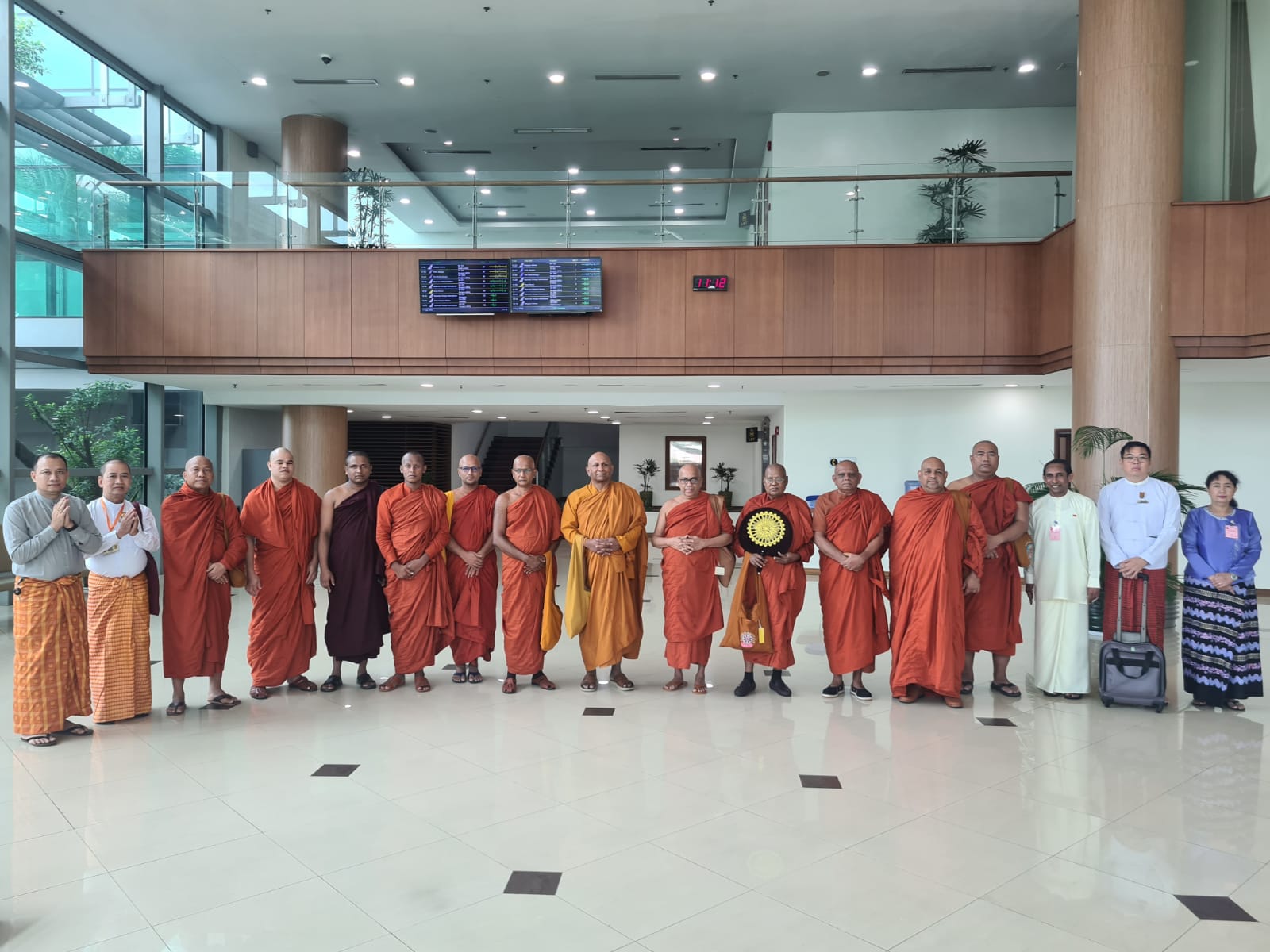 Sri Lankan Buddhist Monks attend the consecration ceremony of World’s ...