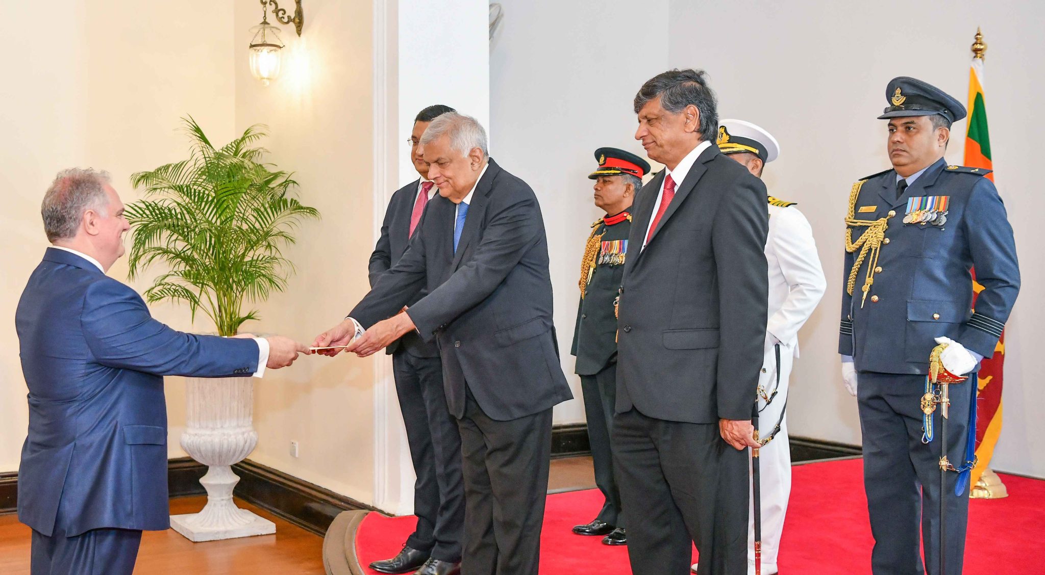 The High Commissioner of Cyprus presents Credentials to Sri Lanka ...