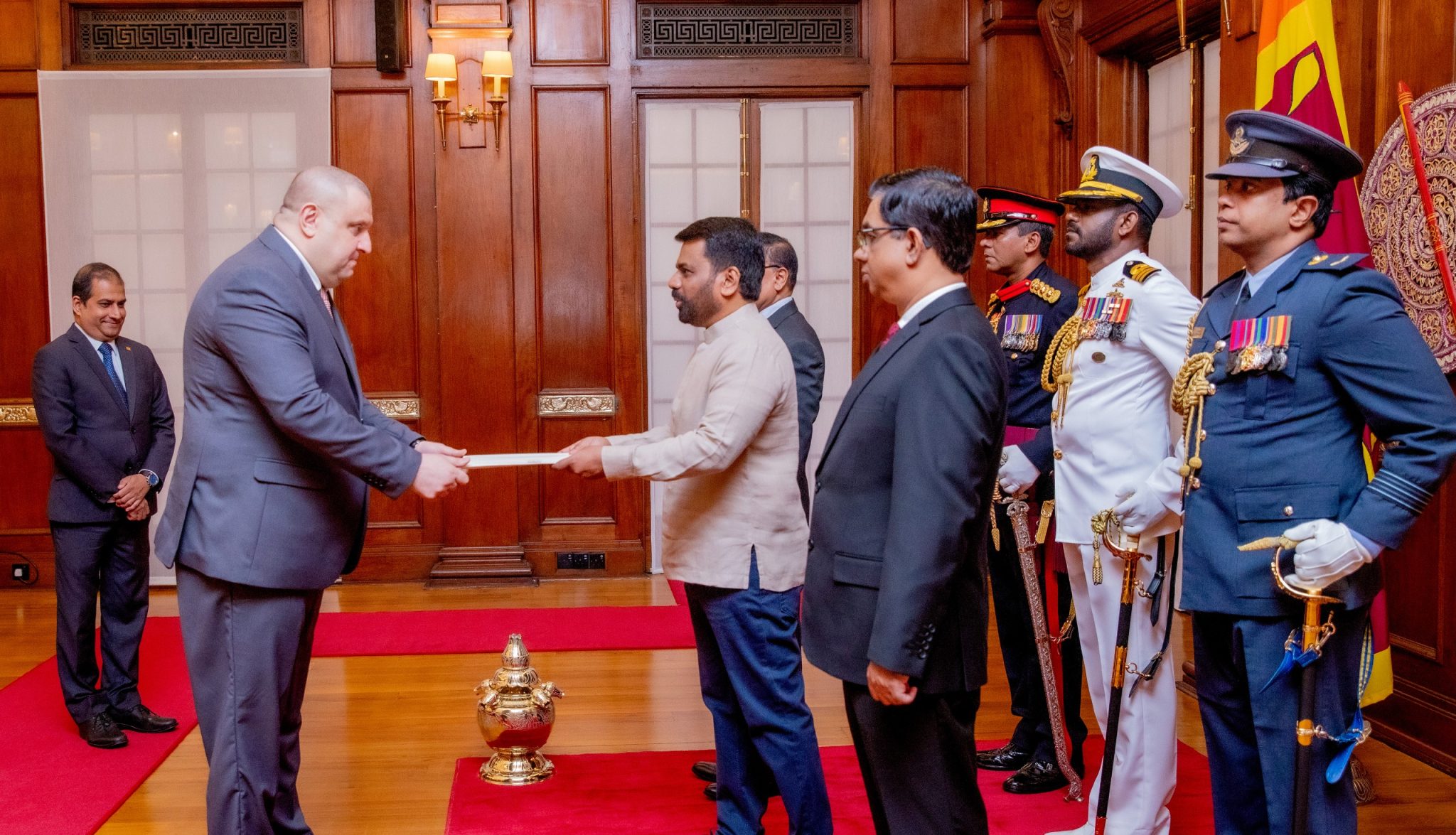 The Ambassador of Palestine presents Credentials to Sri Lanka ...