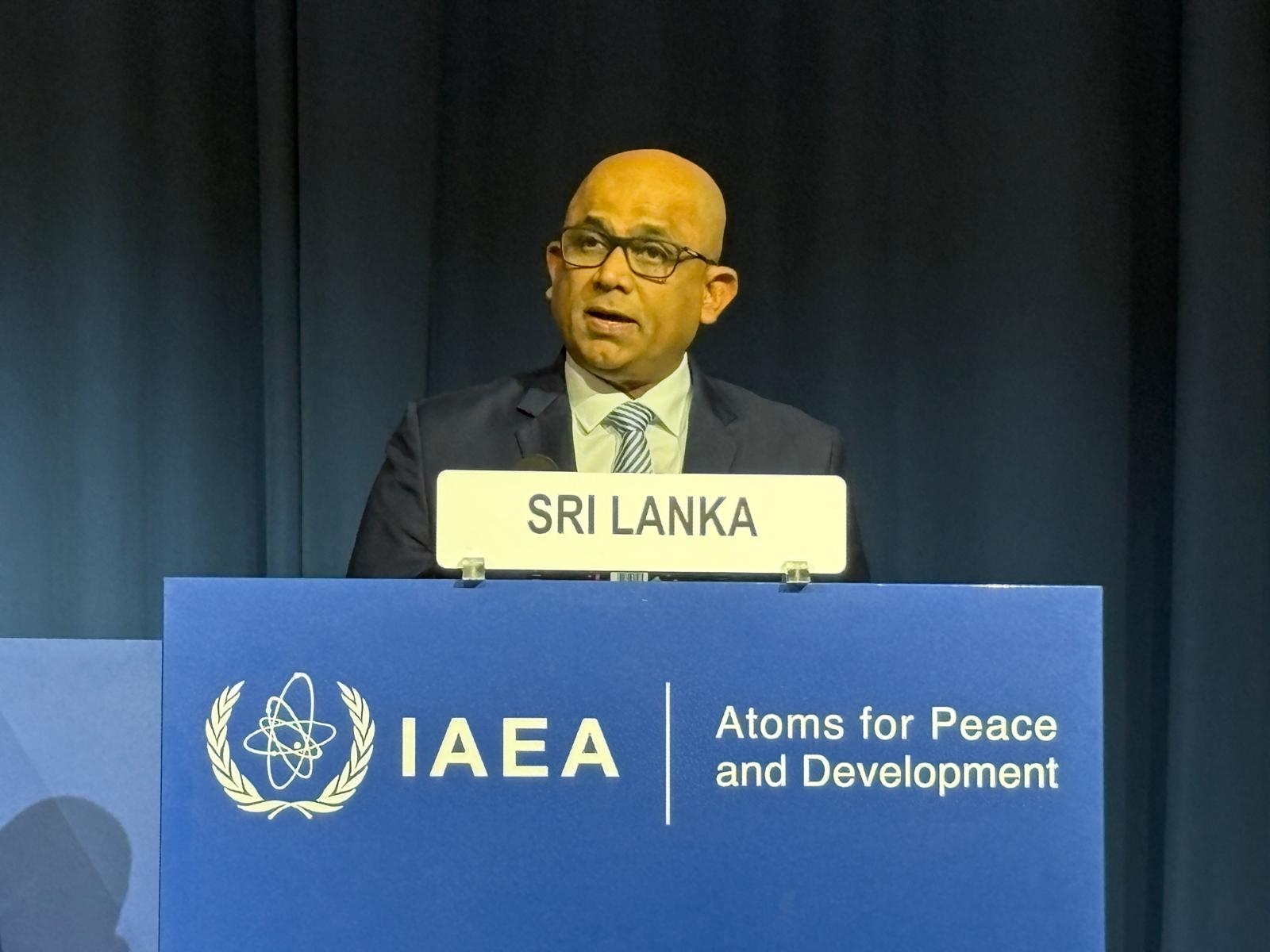 Sri Lanka informs the IAEA General Conference in Vienna of its ongoing ...