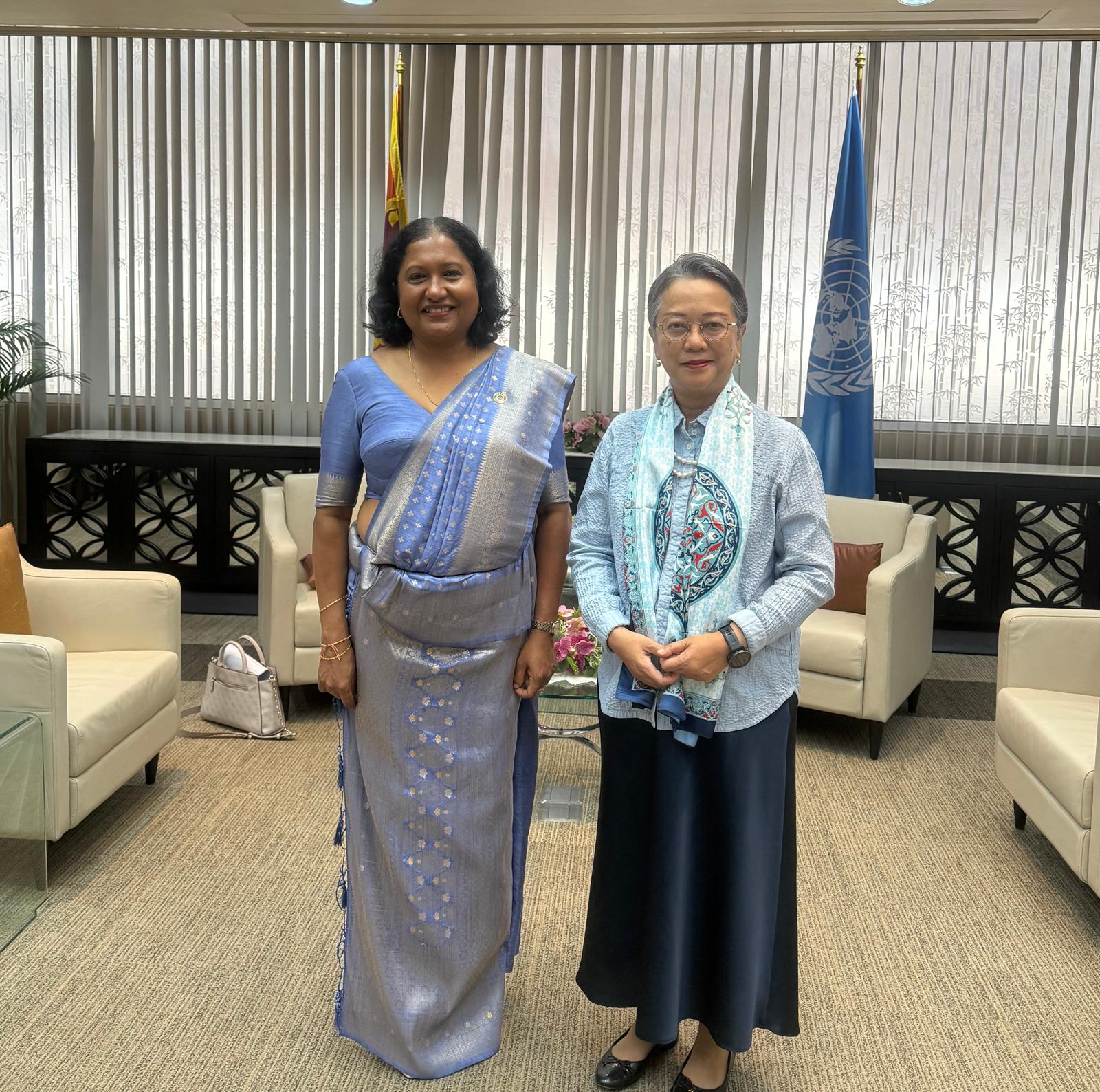 Sri Lanka’s Permanent Representative to UNESCAP Meets Executive ...